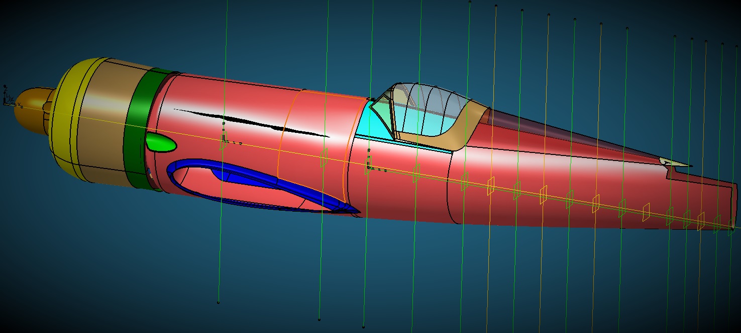 Geometrie fuzelaj - IAR 80 FLY AGAIN